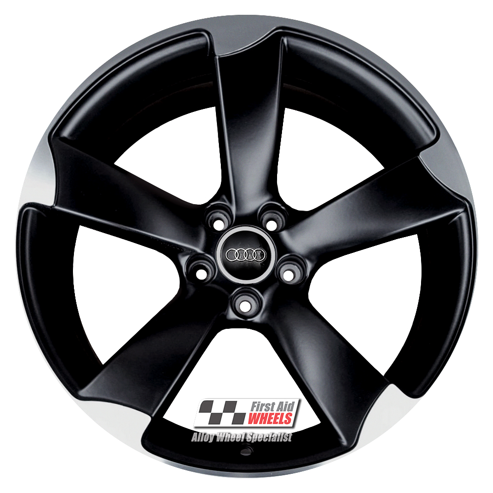 R449DBS EXCHANGE SERVICE - AUDI A5 8T S5 4x19" GENUINE ROTOR SATIN ...