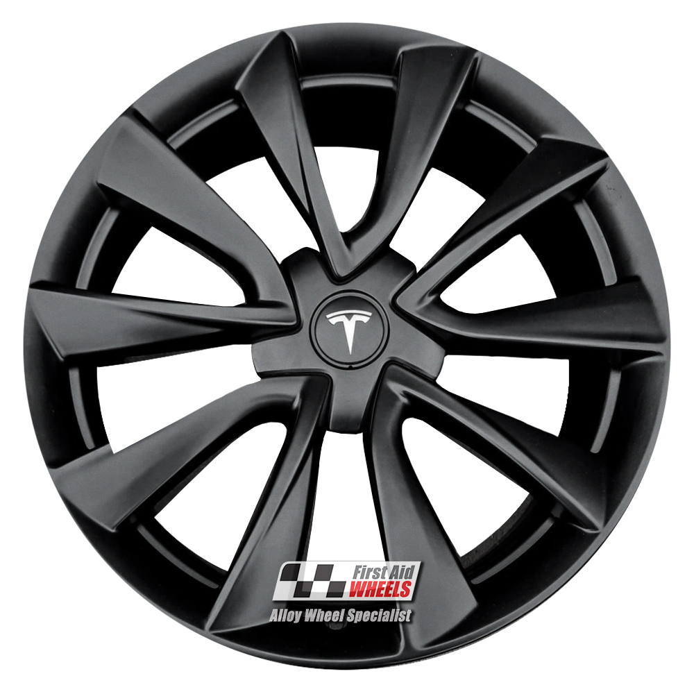 R588SB EXCHANGE SERVICE - TESLA MODEL 3 4x19" GENUINE SPORT SATIN BLACK ...
