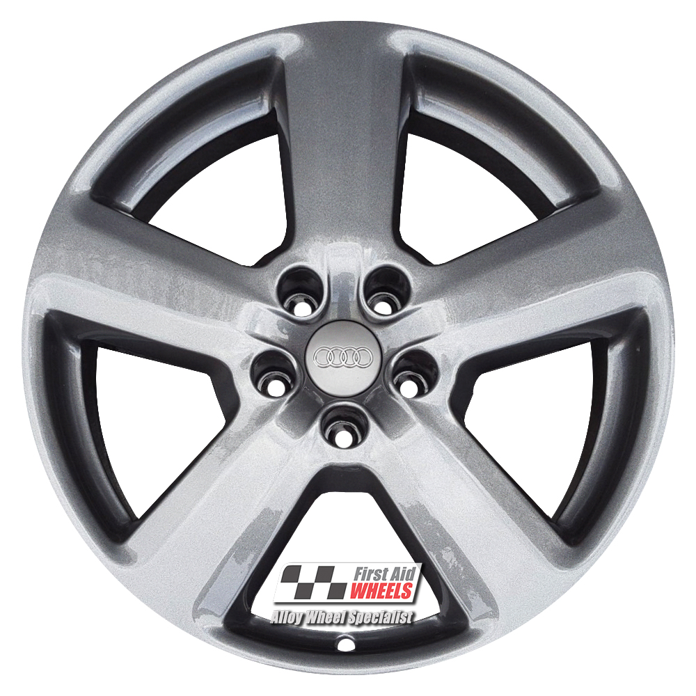 R119A EXCHANGE SERVICE - AUDI A4 A6 4x18" GENUINE S-LINE 5 SPOKE ...