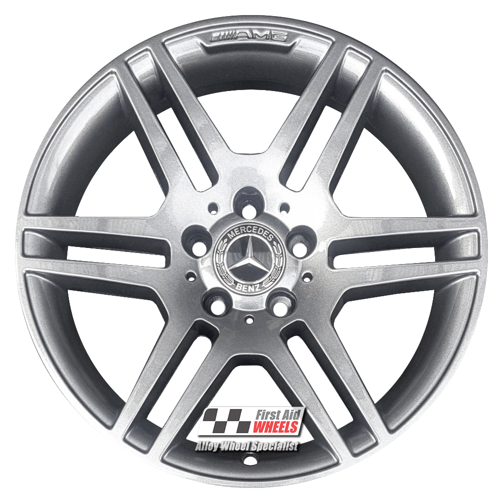 R139G EXCHANGE SERVICE - MERCEDES C-CLASS W204 4x17" AMG GREY ALLOY ...