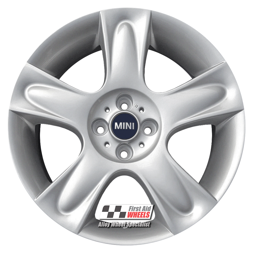 R211S EXCHANGE SERVICE - MINI COOPER S 4x17" GENUINE R91 BULLET SILVER ...