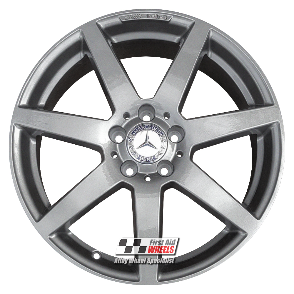 R244G EXCHANGE SERVICE - MERCEDES C CLASS 4x18" GENUINE AMG 7 SPOKE ...