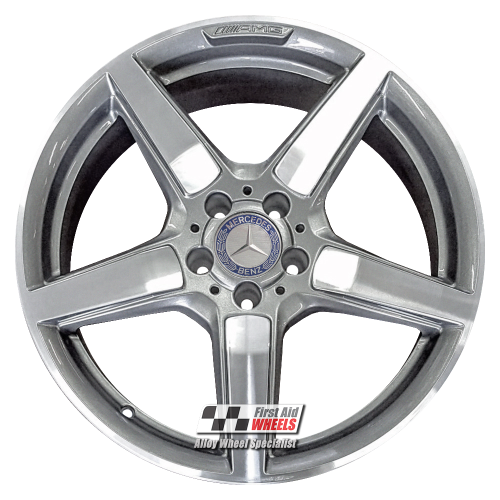 R316DCG EXCHANGE SERVICE - MERCEDES CLS C218 4x19" AMG 5 SPOKE GREY ...