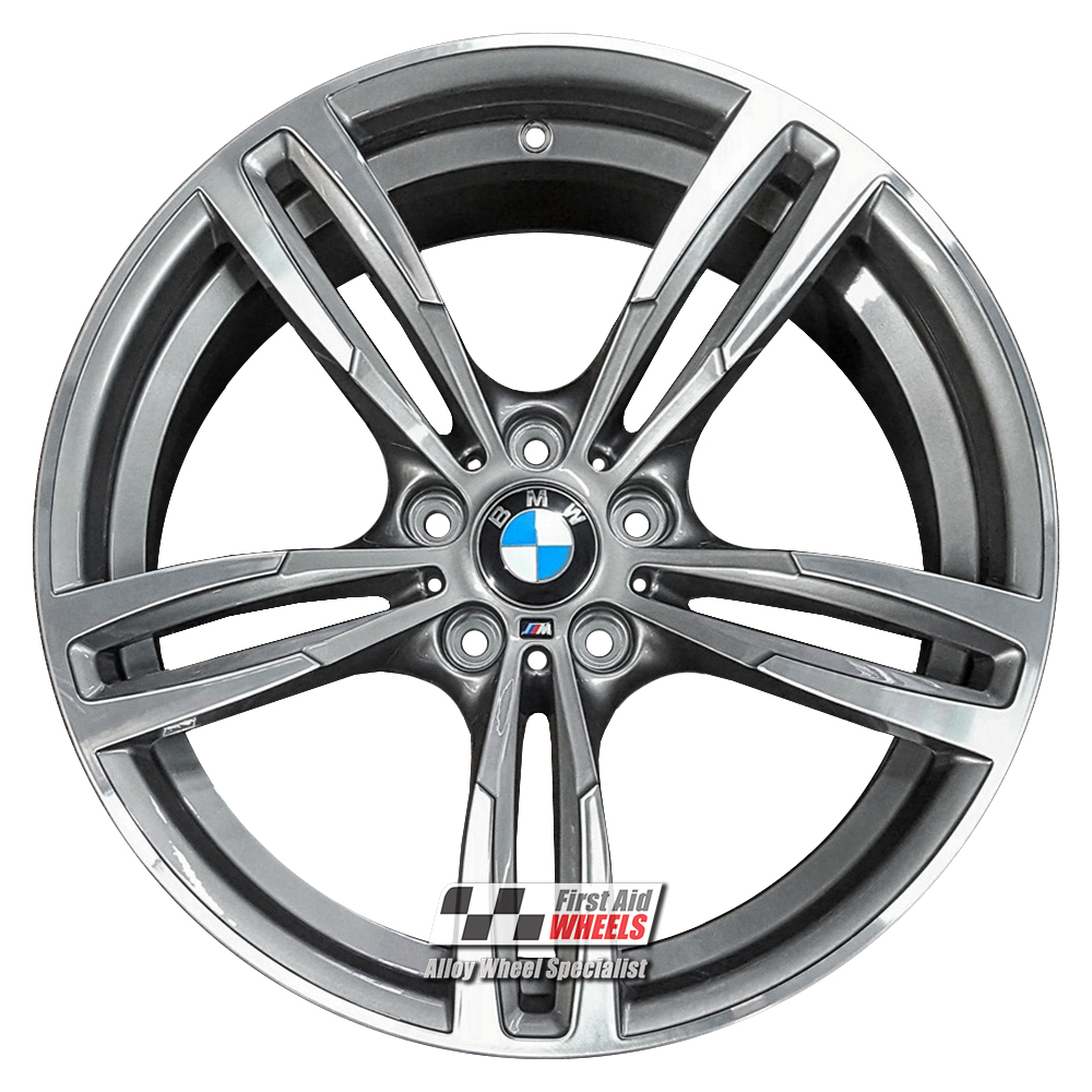 R348DFG EXCHANGE SERVICE - BMW M2 M3 M4 4x19" GENUINE STYLE 437M FERRIC ...