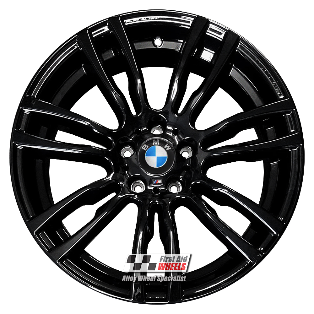 R354GB EXCHANGE SERVICE - BMW 3/4 SERIES 4x19" GENUINE STYLE 403M GLOSS BLACK ALLOY WHEELS ...